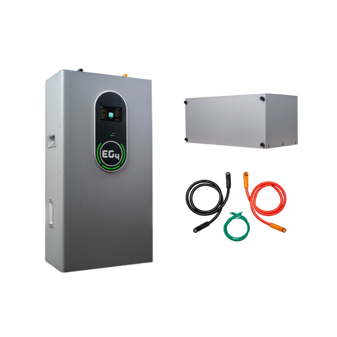 Batterie murale intérieure EG4 14,3 kWh 280 Ah | 51,2 V avec boîtier de ...