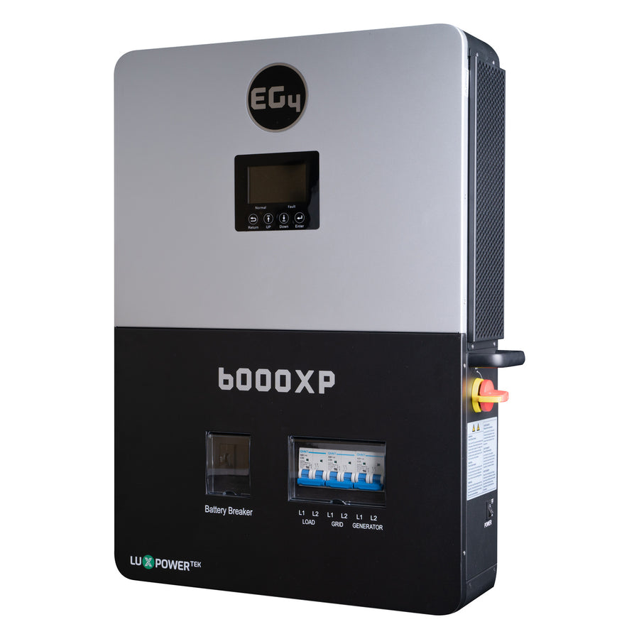 EG4 6000XP Off Grid| 8000W PV Input | 6000W Output | 48V 120/240V Split ...